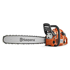 Husqvarna 460 Rancher Gas Chainsaw, 60.3-cc 3.6-HP, 2-Cycle X-Torq Engine, 24 Inch Chainsaw with Automatic Adjustable Oil Pump, For Wood Cutting, Tree Trimming and Land Clearing