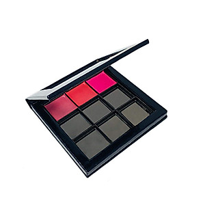 Z Palette Empty Square Metal Pans Black 20 Pack for Eyeshadow Palette Magnetic Makeup Palette (26mm)