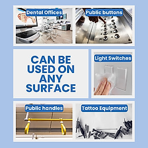 Blue Barrier Film 1200 Sheets 4" x 6", Thick Adhesive Disposable Protective PE Film Barrier Tape, Dental Barrier Film, Tattoo Film, Tattoo Protection Film & Tattoo Machine Wrap