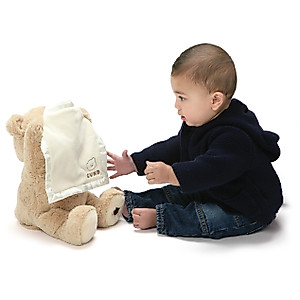 GUND Peek-A-Boo Teddy Bear Plush, Animated Stuffed Animal for Babies and Newborns, 11.5"