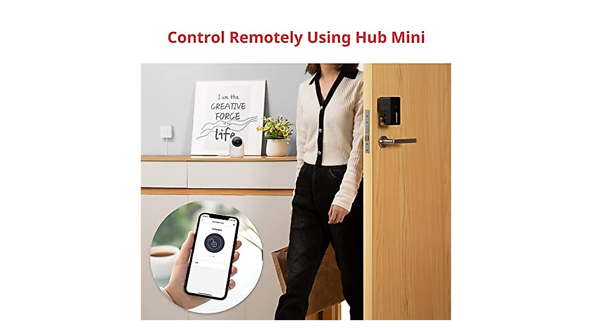 SwitchBot Wi-Fi Smart Lock - Keyless Entry & Easy Install
