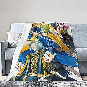 Anime Ascendance of A Bookworm Blanket Ultra Soft Flannel Throw Blanket Warm Bedding Sofa Travel for All Season 50"X40"