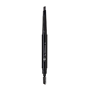 Eye Embrace Liz: Medium Gray Eyebrow Pencil – Waterproof, Double-Ended Automatic Angled Tip & Spoolie Brush, Cruelty-Free