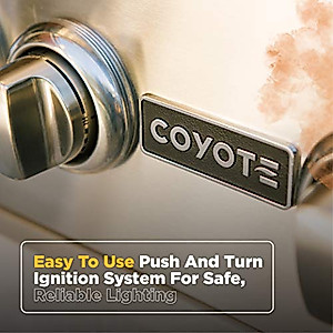 Coyote 50-Inch Built-in Natural Gas/Charcoal Dual Fuel Hybrid Grill - C1HY50NG