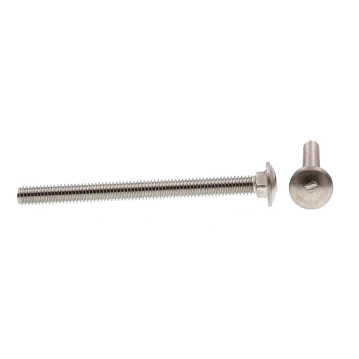 Prime-Line 9063174 Carriage Bolts, 5/16 In.-18 x 4 In., Grade 18-8 Stainless Steel (50 Pack)