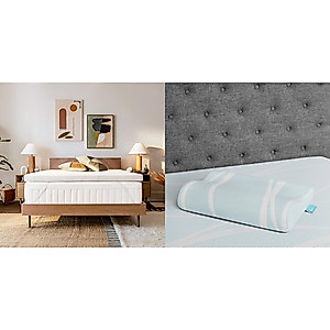 TEMPUR-Adapt (Supreme) 3" Memory Foam Mattress Topper, Queen,White & Breeze,Cooling,Neck,Pillow,Medium,Firm