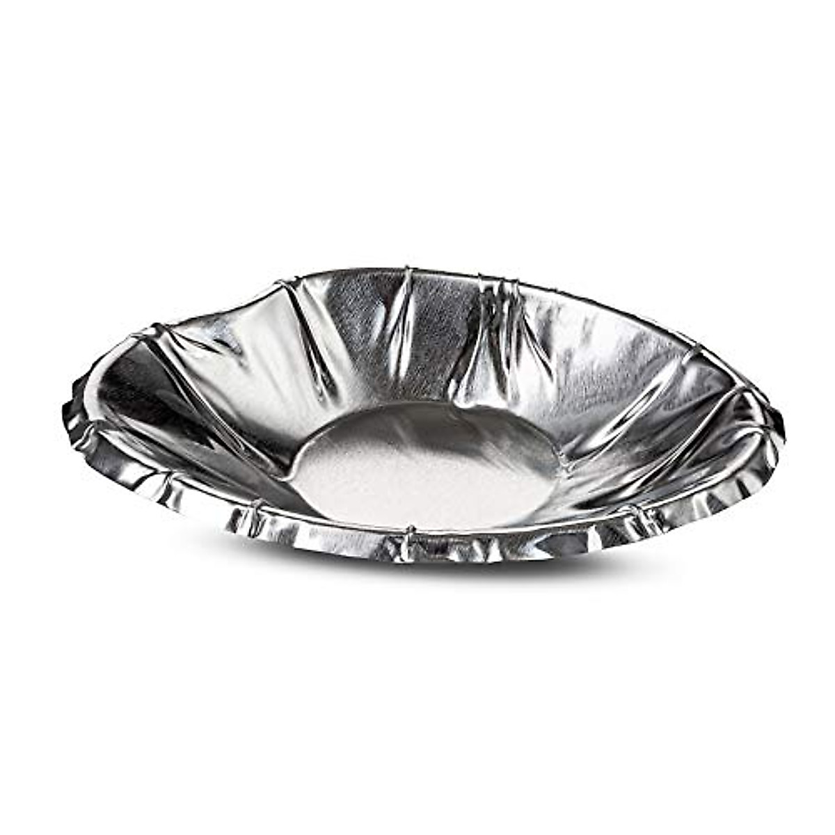 MT Products Aluminum Foil Clamshells - Pack of 50 Mini Pans for Baking Clam Shells - Disposable Pie Tins - Plate for Serving All Types of Clam Pies