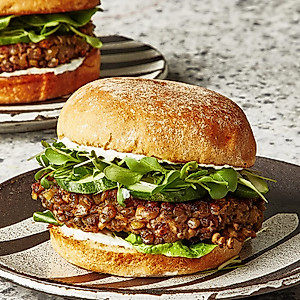 Hamburger Bun Pan, Mesh Silicone Hamburger Bun Mold, Non Stick Baking Pan for Making Buns, Great Perforated Bakery Molds for Gluten Free Buns(8 loaf, 17.1X12.2X1.6 inch)