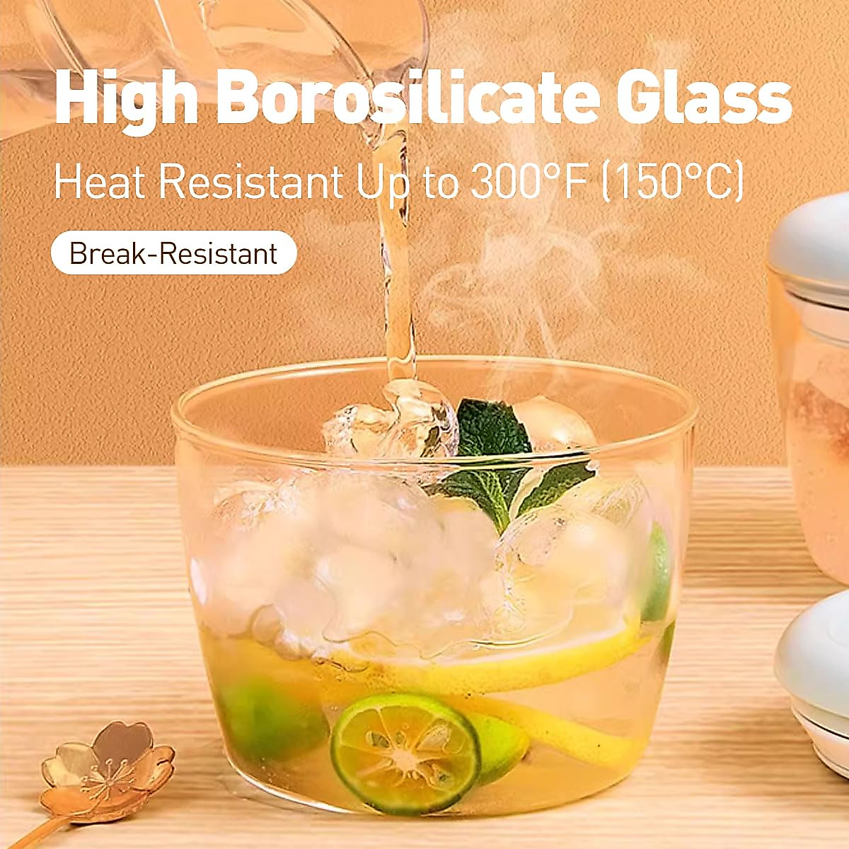 Ankou Meal Prep Containers Reusable Glass Overnight Oats Containers With Lids Pop Airtight Food Storage Containers Bowls for Breakfast Salad Leftovers Yogurt Icecream 14oz 400ml 4 Pack