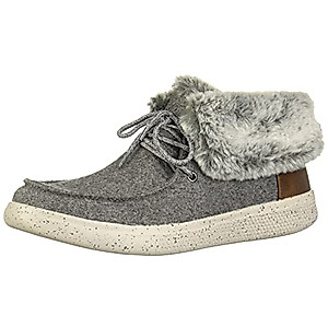 Skechers BOBS Women's 113446 Sneaker, Grey, 8.5