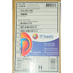Cisco WS-C3560X-48PF-E Catalyst 3560X-48PF-E - Switch - L3 - managed - 48 x 10/100/1000 (PoE+) - rack-mountable - PoE+