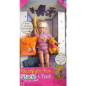 Barbie STACIE Flashlight Fun Stacie & Pooh (1997)