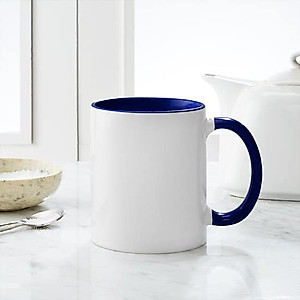 CafePress SPD 3 Back/Blue Mug Ceramic Coffee Mug, Tea Cup 11 oz