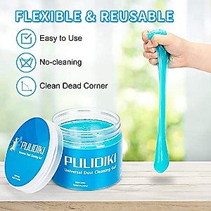 Cleaning Gel for Car, Car Cleaning Kit Universal Detailing Automotive Dust Car Crevice Cleaner Auto Air Vent Interior Detail Removal Putty Cleaning Keyboard Cleaner for Car Vents, PC, Laptops, Cameras