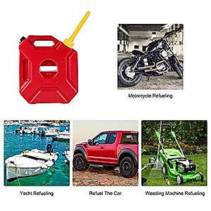 NEAGLORY 8-Kit Gas Can Spout Replacement, Flexible Pour Nozzle with Screw Collar Caps, Spout, Spout Sealing Cap, Extra Rubber Gasket, Replacement Vent Caps Suitable for Most 1/2/5/10 Gal Oil Cans