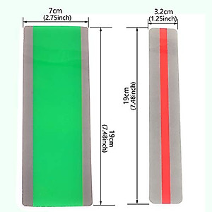 Lind Kitchen 16pcs Multi-Colored Guided Reading Strips Colored Overlays Highlighter Multipurpose Bookmark Strip for Children/Student/Teacher/Dyslexia People 8 Colors(Small + Large)