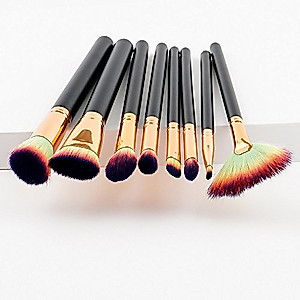Anime Makeup Brush 8pcs/set Makeup Brush Set tools Make-up Toiletry Kit Wool Make Up Brush Set Home Made Makeup