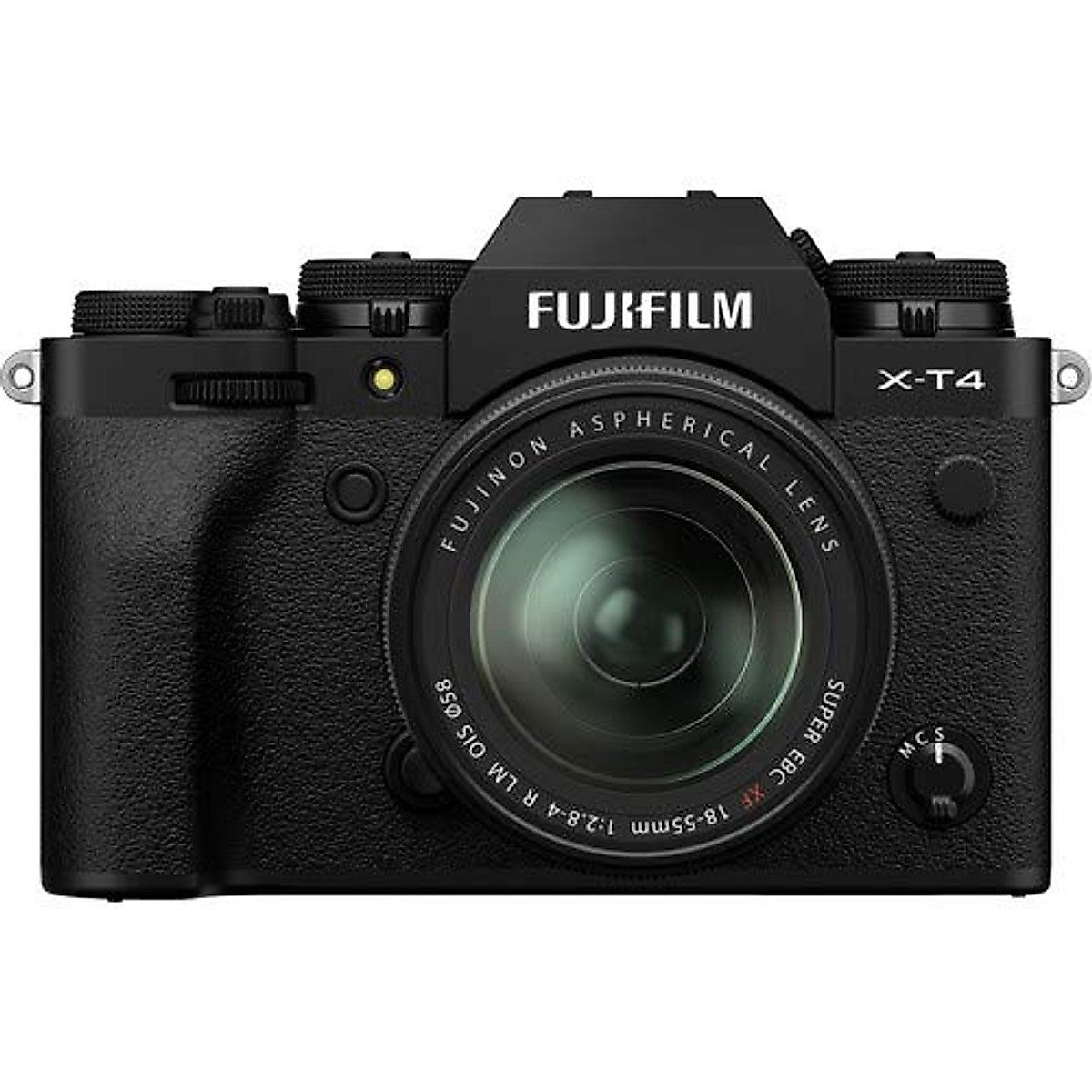 Fujifilm X-T4 Mirrorless Digital Camera with XF 18-55mm f/2.8-4 R LM OIS Lens (Black) Bundle, Includes: SanDisk 64GB Extreme PRO SDXC Memory Card, Spare Fujifilm NP-W235 Battery + More (7 Items)