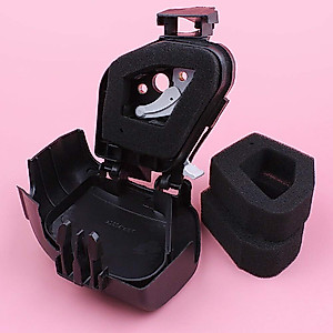 Replacement Part for M.C Fit Ajr Fjlter Cover Assembly for H0nda Gx35 Gx35NT HHT35S Lawn Mower 4 Stroke Engine Part With 2pcs Ajr Fjlter Element