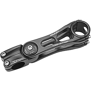 BESNIN Adjustable Bike Stem 0-90 Degree 25.4mm 31.8mm Universal for Handlebar 145mm stem, Adjustable MTB Stem Mountain Bike Stem for Bicycle, Road Bike, MTB, BMX, Cycling