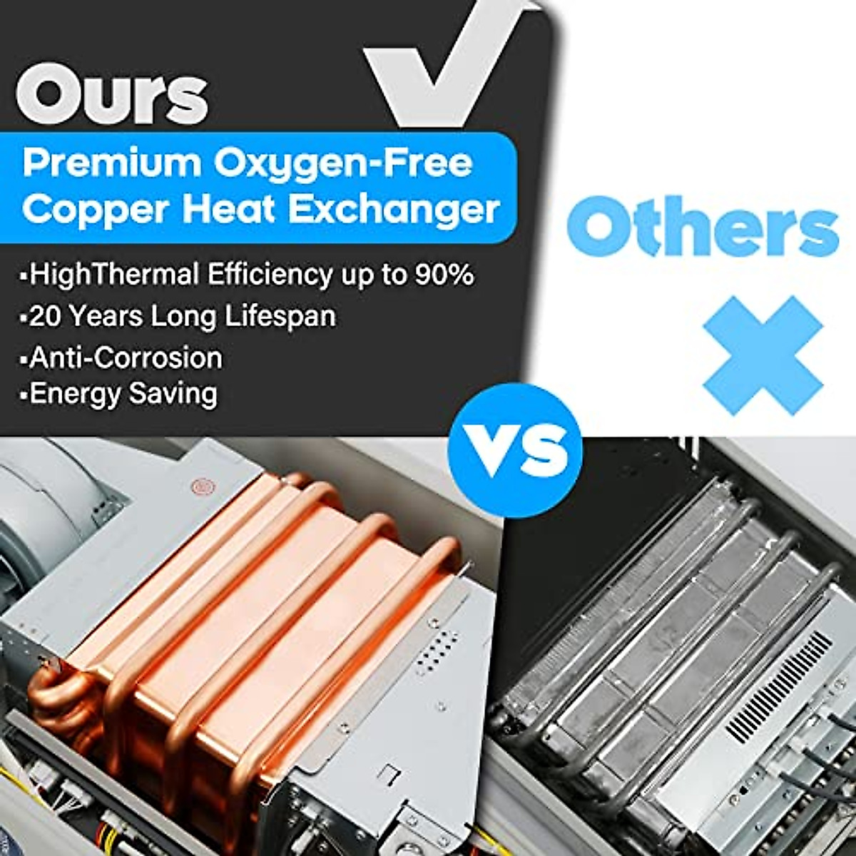 TCFUNDY 16L Tankless Water Heater Natural Gas, 4.23 GPM On-Demand Instant Hot Water Heater, 104000BTU Indoor Whole House Gas Water Heater, Digital Display & Touch Screen, Thermostatic & Energy Saving