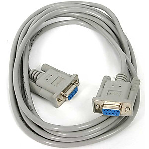 StarTech.com 10' RS232 Serial Null Modem Cable - Null modem cable - DB-9 (F) to DB-9 (F) - 10 ft (SCNM9FF)