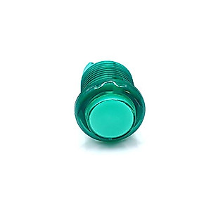 Arcity 8 Pcs Arcade LED Push Buttons Illuminated Light 6 × 30mm Buttons + 2 × 24mm Buttons with Built-in Microswtich for Arcade Machine Video Game Console DIY Jamma MAME Raspberry Green New