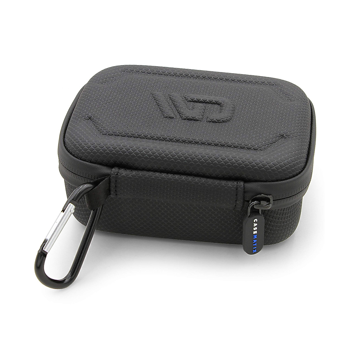 CASEMATIX Travel Case Compatible With DJI Mic 2 Wireless Microphone Kit or Original - Compact Lavalier Microphone Protection to Carry Lav Mic in Charging Case and Small Accessories