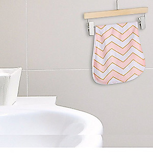 Aautoo Baby Burp Cloths for Girls 5 Pack Burp Cloths Towel Burping Rags for Babies Newborns Baby Shower 100% Super Absorbent Organic Cotton Soft Triple Layer