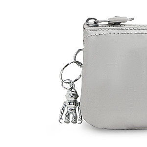 Kipling Womens Creativity Small Pouch, Versatile Cosmetics Kit, Lightweight Travel Organizer Wallet, Bright Metallic, 5.75 L X 3.75 H X 1.5 D US