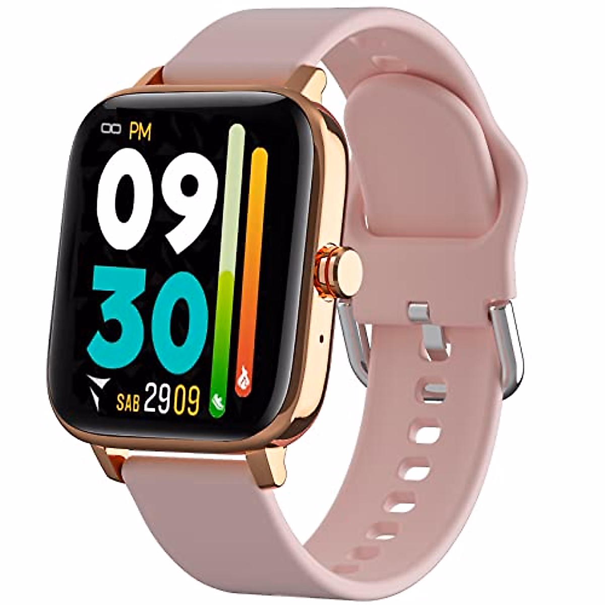 Smart Watch, Smart Watches for Men Women with Call and Text, 1.69" Watch Fitness Tracker Sport Watch with Sleep Health Monitor Activity Trackers Watch Compatible Android Phones iOS (Pink)