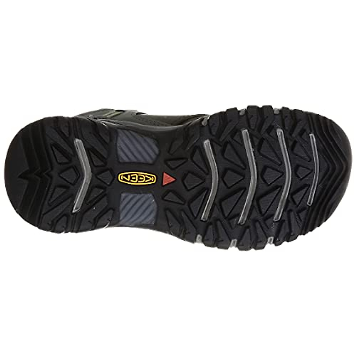 KEEN Women's Ridge Flex Mid Height Waterproof Hiking Boots, Castor Grey/Dubarry, 9