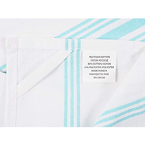 KAF Home Pantry Kitchen Dish Towel Set of 4, Cotton Rich, 18 x 28-inch (Gingham Bouquet Watering Can Flower Pot)