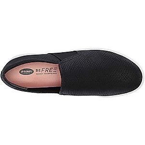 Dr. Scholl's Shoes womens Wander Up Sneaker, Black Snake, 9.5 US
