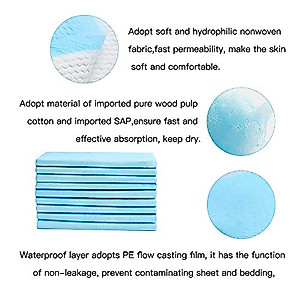 Baby Disposable Underpad, Incontinence Changing Pad with Soft Non-Woven Fabric, Breathable, Waterproof, Leak Proof Quick Absorb (Pink, 13X18in) 25Pack