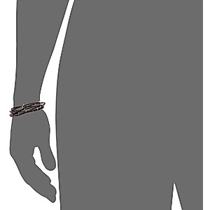 Lucky Brand Silver Leather Bracelet