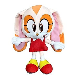 WEERSHUN Plush Toys, 10-12 inch Series Action Figures Plushies (Cream The Rabbit)