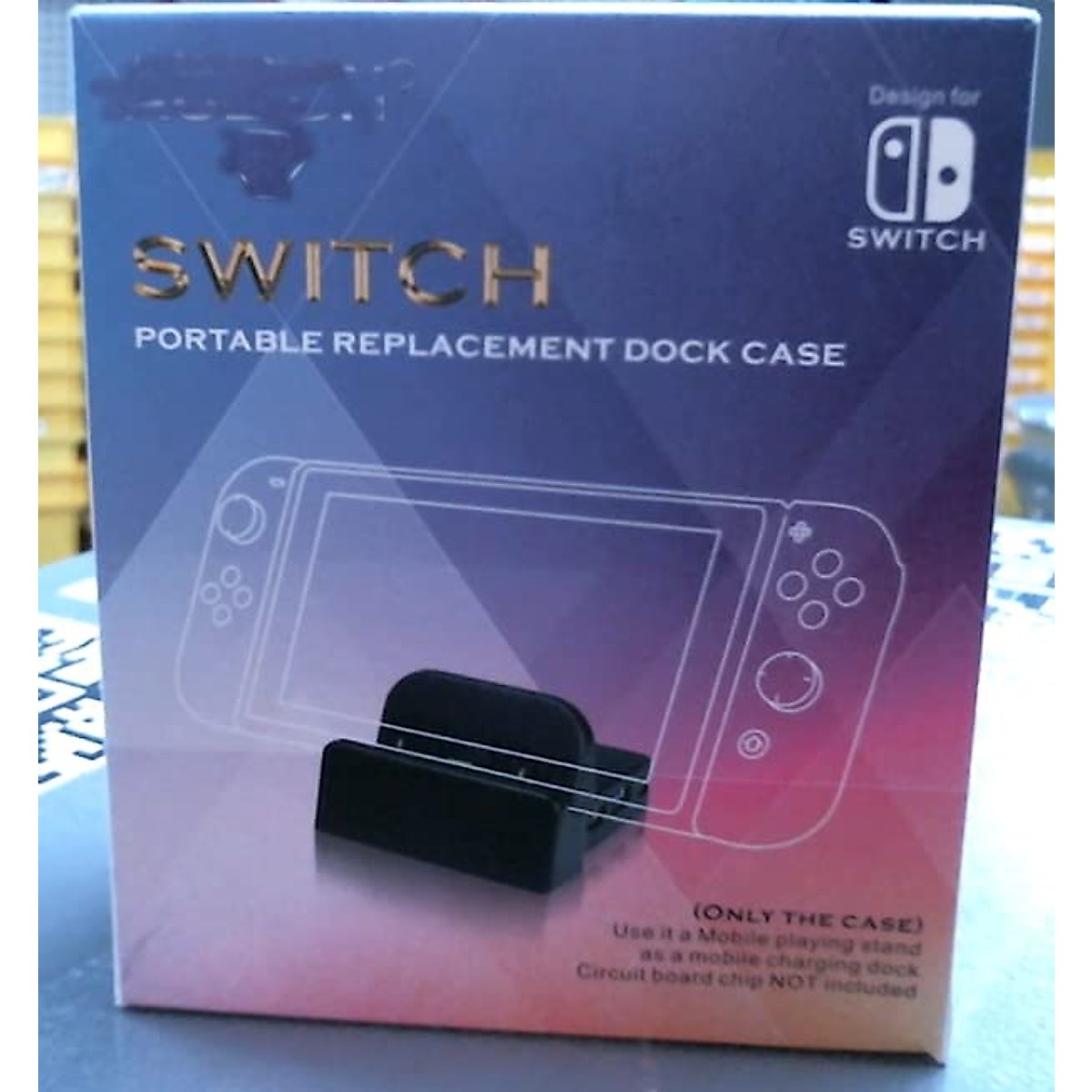 Onyehn Portable Heat Dissipation Base Replacement Shell,DIY Charging Dock Cooling Stand for Nintendo Switch(Only The case,Dock & Circuit Board Chip NOT Included)