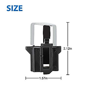 Gangmu Tec Vehicle Shift Knob Button Repair Kit with Side Plate, Smooth Button-Pressing for Safe Driving, Replacement for 2003-2005 Honda Accord, Part Number 54132-SDA-A81 54141-SDA-A81 54133-SDA-A81