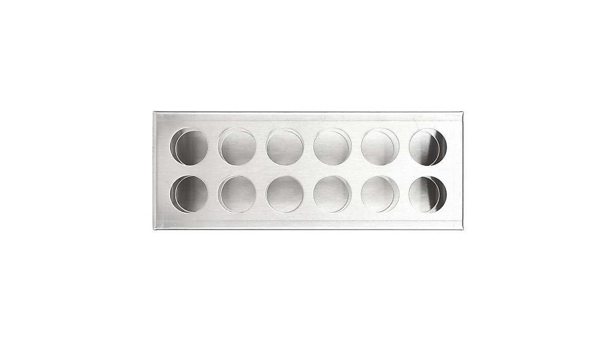 Metal Test Tube Rack: 12-Hole 304 SS, 3-Tier Lab & Home Use