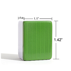 Mose Cafolo Professional Chinese Mahjong Game Set 146 Numbered Large Size Tiles with Carrying Travel Case, Complete Mahjong Tiles Set (Majiang, Mah-Jongg, Ma Jong)