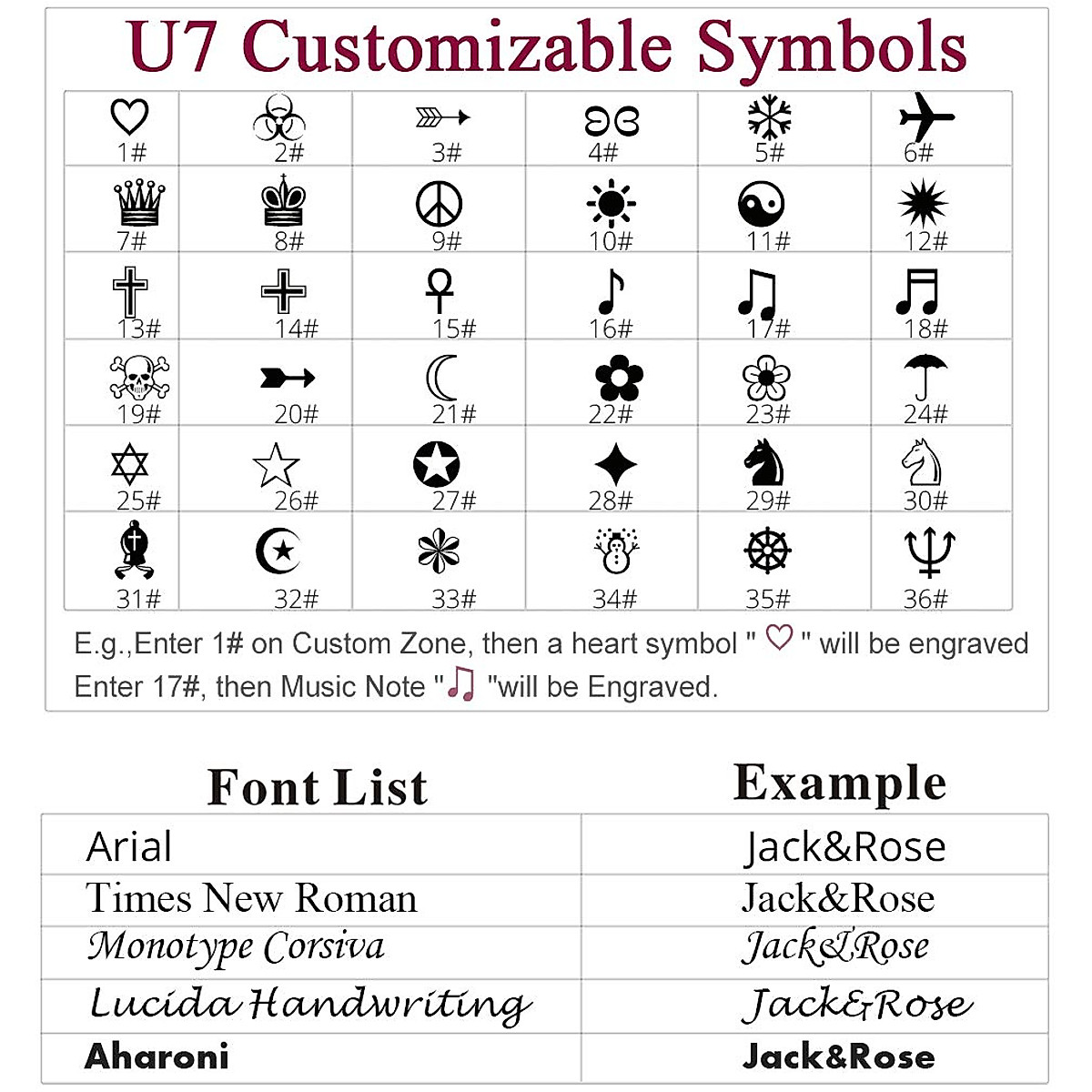 U7 Mantra Engraving Identification Bracelet Customized Black Color Sideways Heart ID Bar Bracelet for Women, Fit 6-8.3 Inch