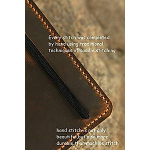 Personalized Leather cover for Leuchtturm 1917 Medium A5 Notebook/Minimalist leather journal cover for Leuchtturm1917 JOTTBOOK A5 - LA505S