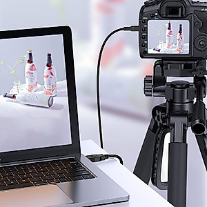 Replacement Camera UC-E4 USB Charging Cable Photo Transfer Cord Compatible with Canon EOS 10D 20D 30D 300D 350D 40D 400D 450D 5D2 5D3 500D 6D 60D 600D 650D 7D 70D 700D 100D 1000D 1100D(3.3FT)