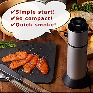 GREENHOUSE PORTABLE FOOD SMOKER. SMOKING GUN MINI-Compact size for outdoor & at home. Add strong smoky flavor to cocktail, turkey, cheese, and so on in a couple of minutes. Recommend gift for Birthday Present.