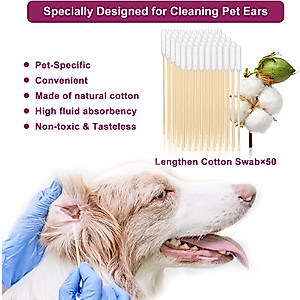 Pjordo Ear Cleaner for Dogs & Cats, Pet Ear Cleaner Solution, Ear Cleaning for Cats, Cat Ear Drops for Wax, Odor, Itchy, Dog Ear Treatment (3.38 oz)