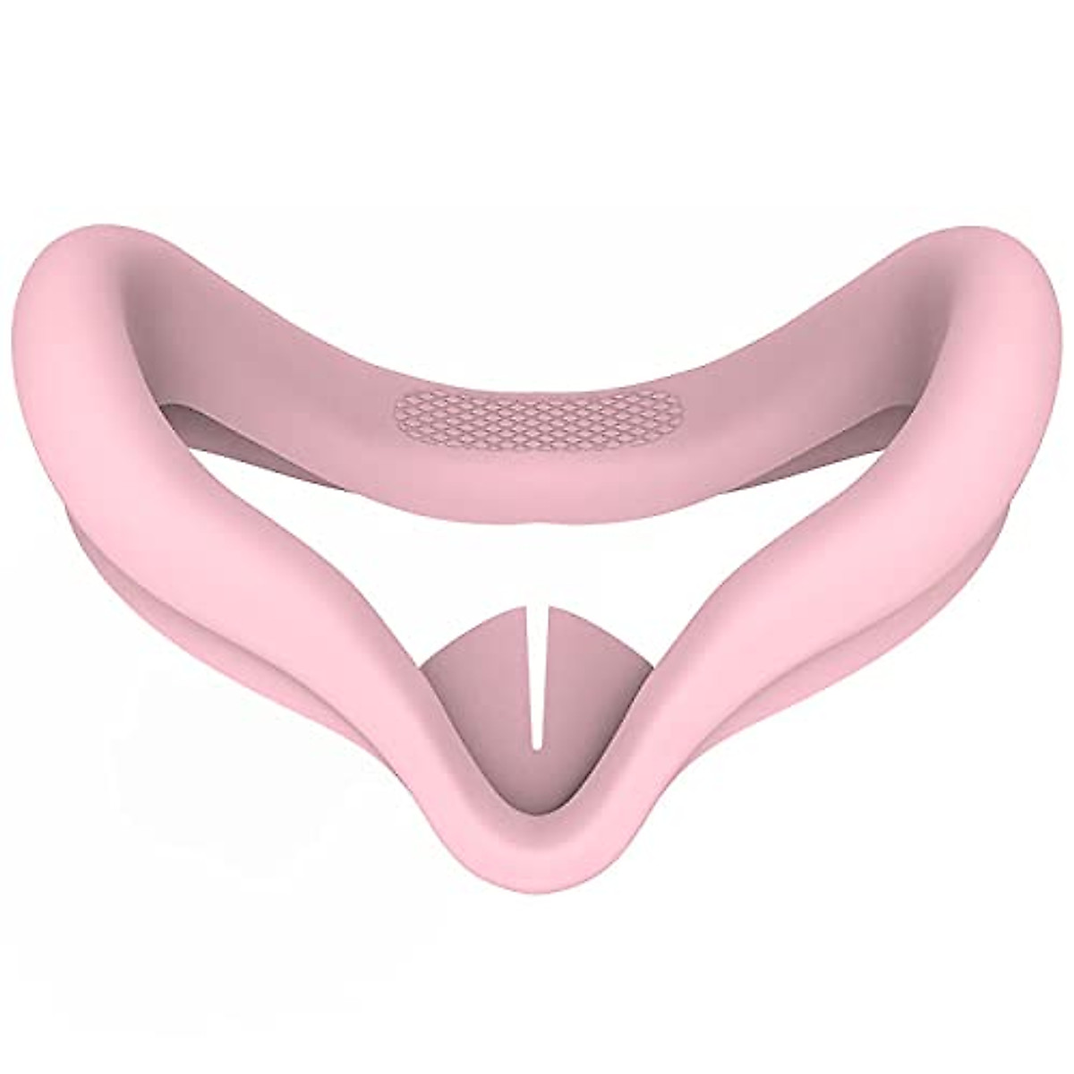 3Pcs VR Silicone Cover Eye Pads for Oculus Quest 2 Sweat Proof Lightproof Non-Slip Washable Comes with 5pcs Disposable Eye Covers (Pink+Gray+Purple)