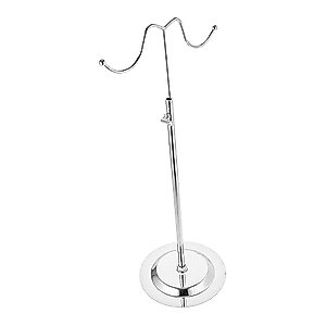 Zerodeko Towel Rack Towel Stand Towel Holder Stand Chrome Towel Holder Balanced Base Towel Bar Towel Storage Holder Vanity Towel Holder Stainless Steel Organizer Dressing Table