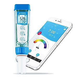 Apera Instruments PH60F-Z Smart Bluetooth pH Tester with Flat Sensor Powered by ZenTest Mobile App