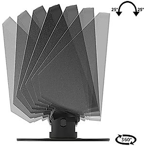 Echo Show Stand Aluminum Stand Easy to Install for Amazon Echo Show 2nd Gen Speaker Accessories Horizontal 360 Rotation Longitudinal Angle Change Base Black